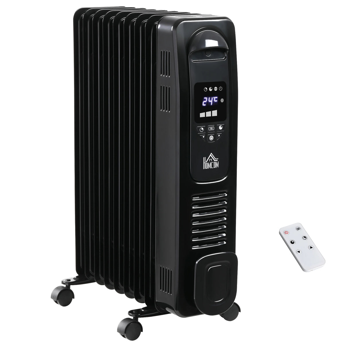 Homcom 2kW Portable Oil Filled Radiator – Aircare