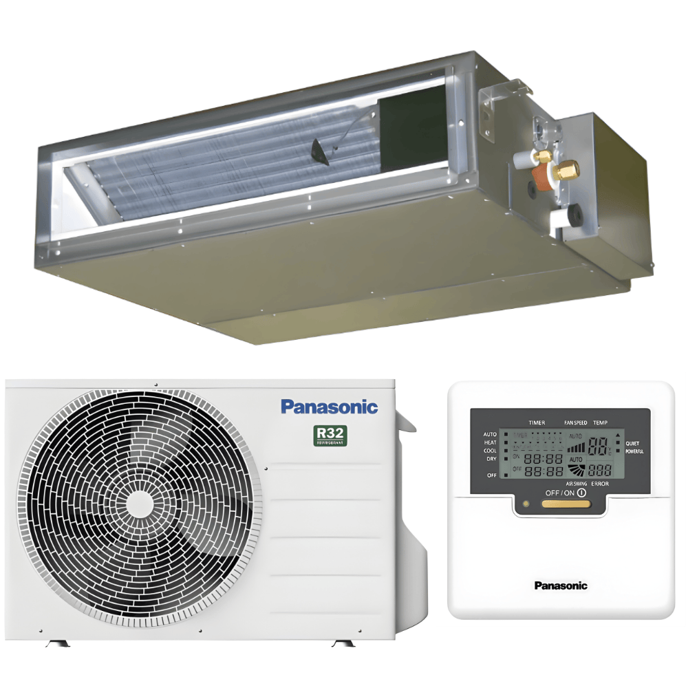 Panasonic Low Static Pressure Hide-Away Ducted Split System - 6.0 kW ...