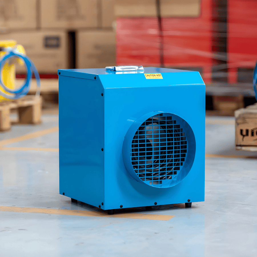 Broughton Blue Giant FF3 3kw Portable Fan Heater - Includes Spigot for ...