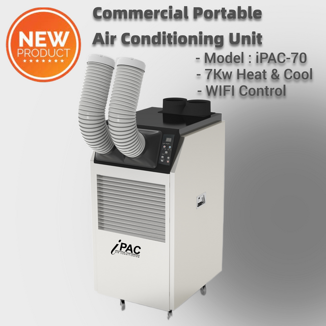 iPAC-70 7kW 24,000 BTU Industrial Portable Air Conditioning Unit with – Aircare